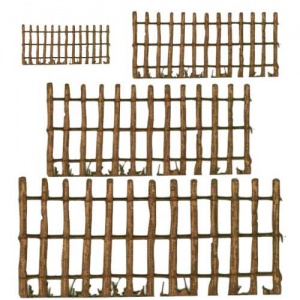 Rustic Paddock Fence Panel MDF Wood Shape